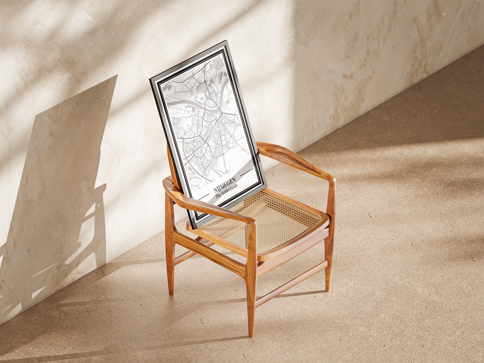Poster Nijmegen — Stadskaart print kopen | Local Lines